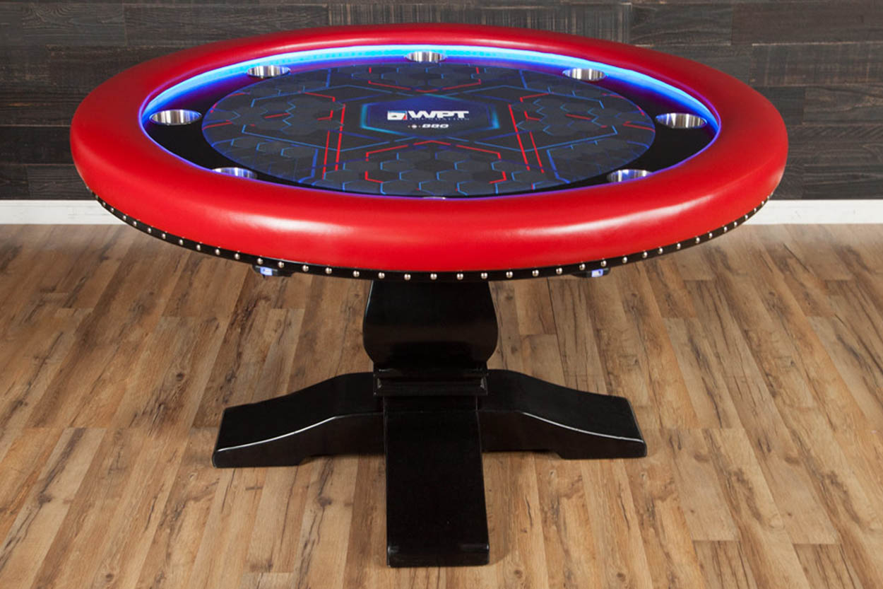 Round Poker Table With LED Lights – The Ginza