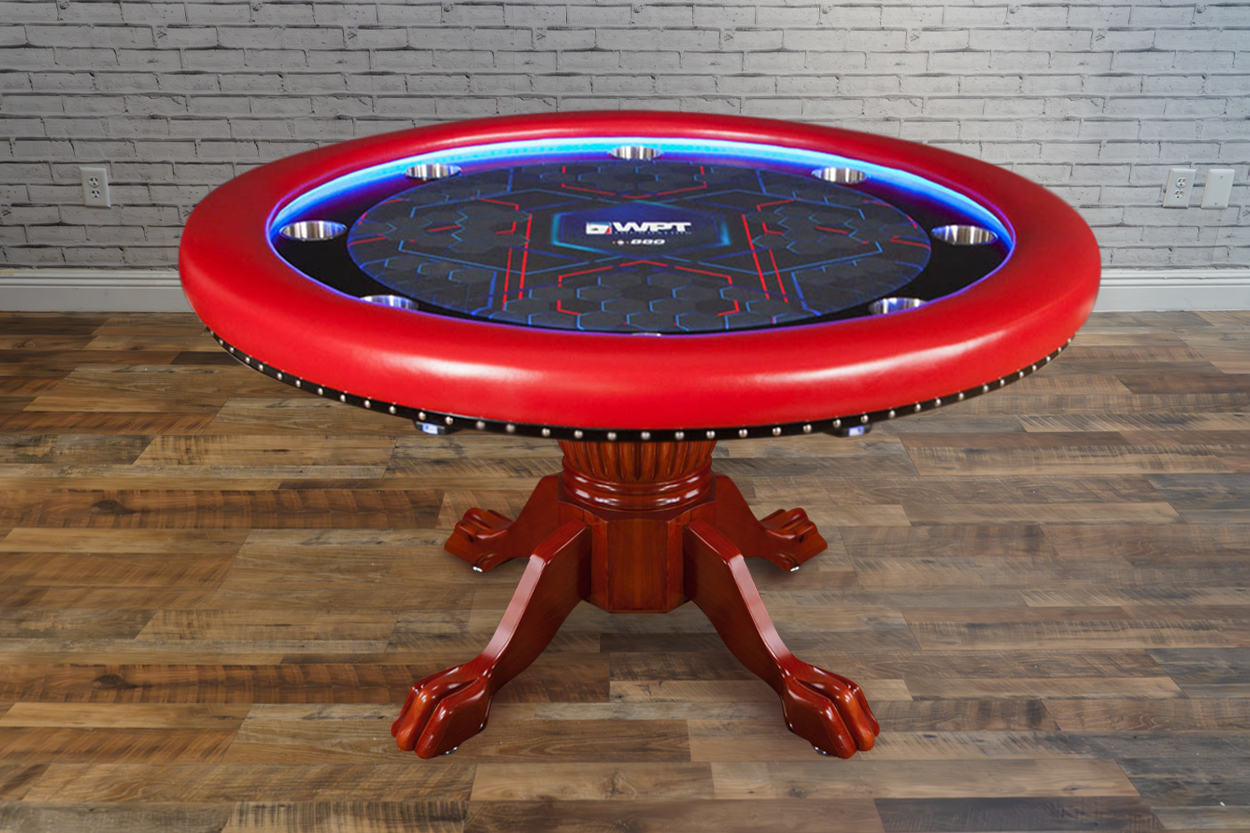 Round Poker Table With LED Lights – The Ginza