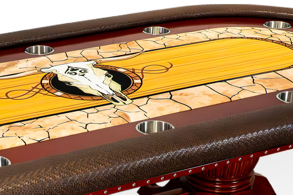 The Rockwell - High end furniture poker table with dining top options