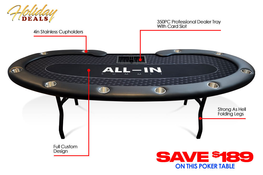 Presige Folding Leg Poker Table From BBO