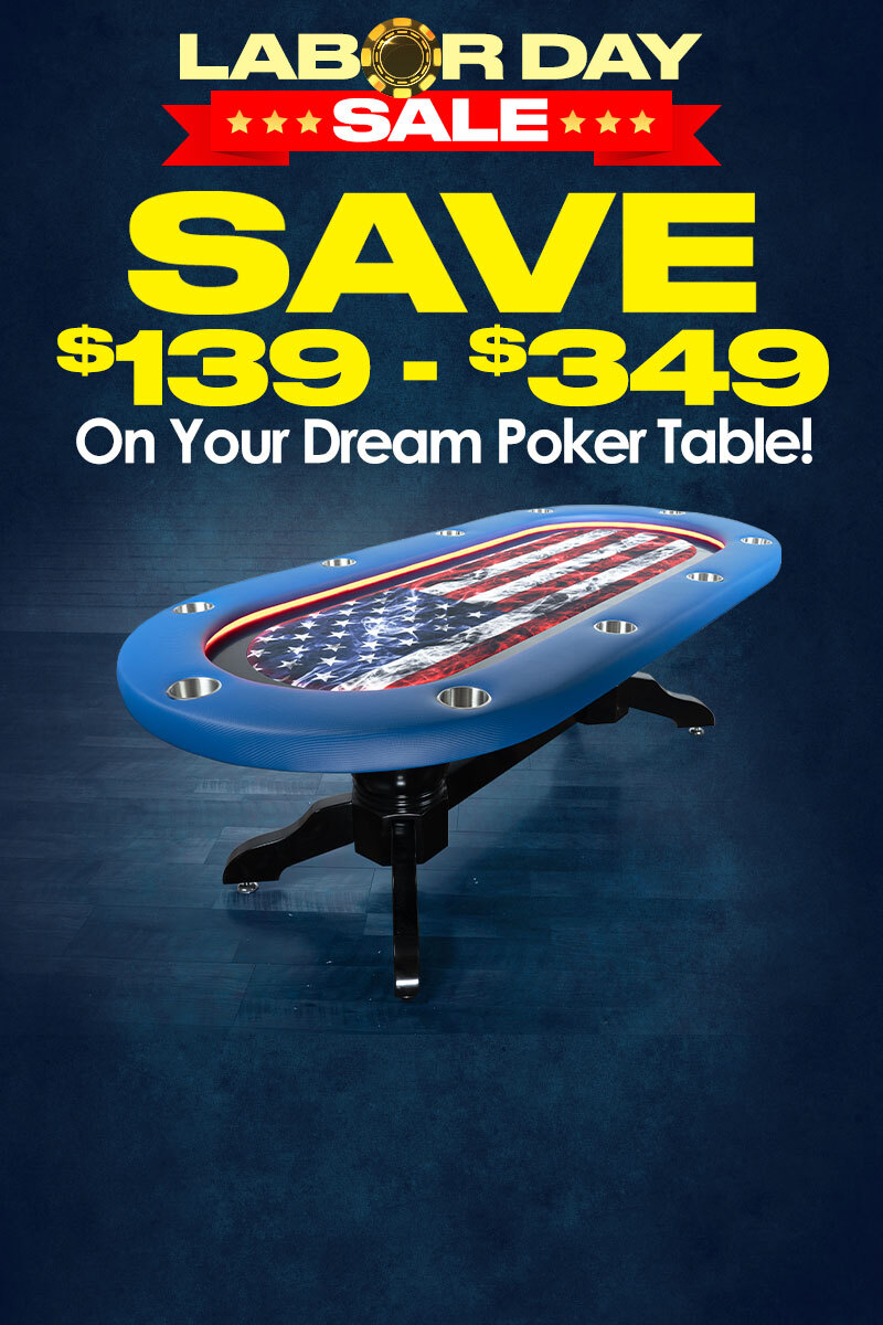Amazing Lighted Poker Tables Lit With LED Lights