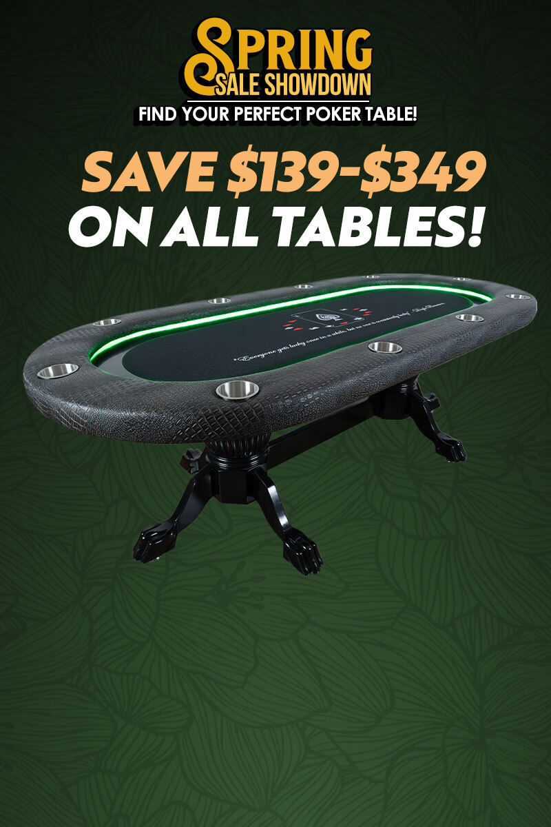Professional Poker Tables From The Leader Top Quality Gaming Tables