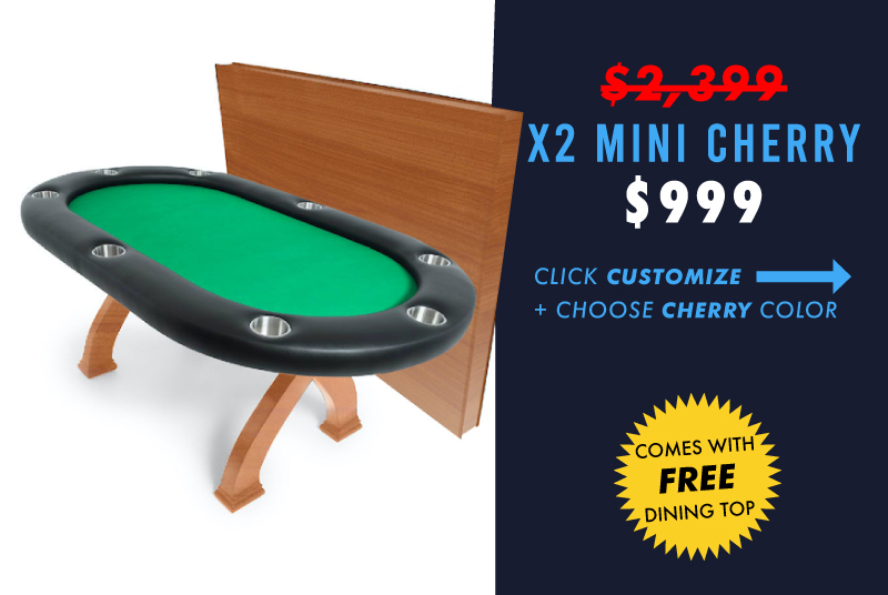 X2 Mini Dining Poker Table by BBO Poker Tables