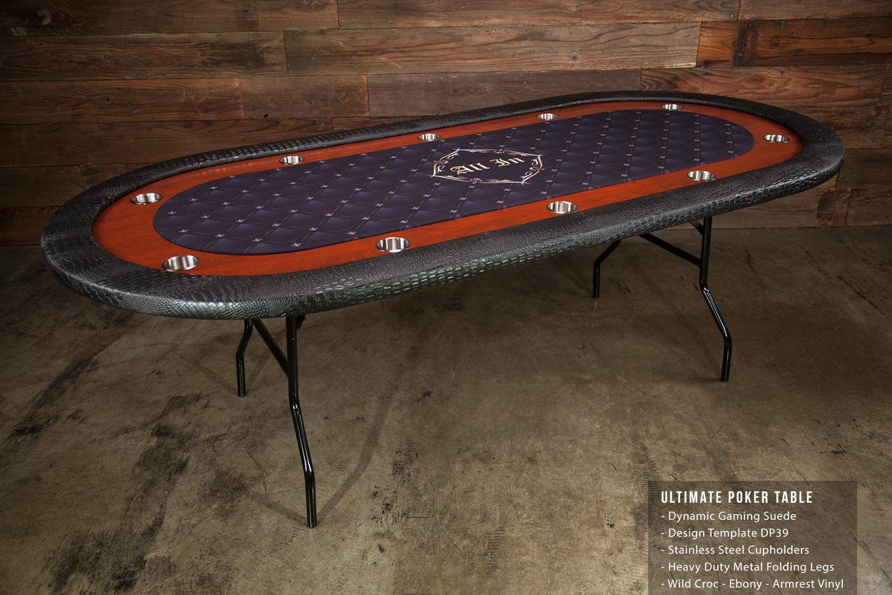 10 Player Poker Table Plus Other Styles, Shapes & Sizes