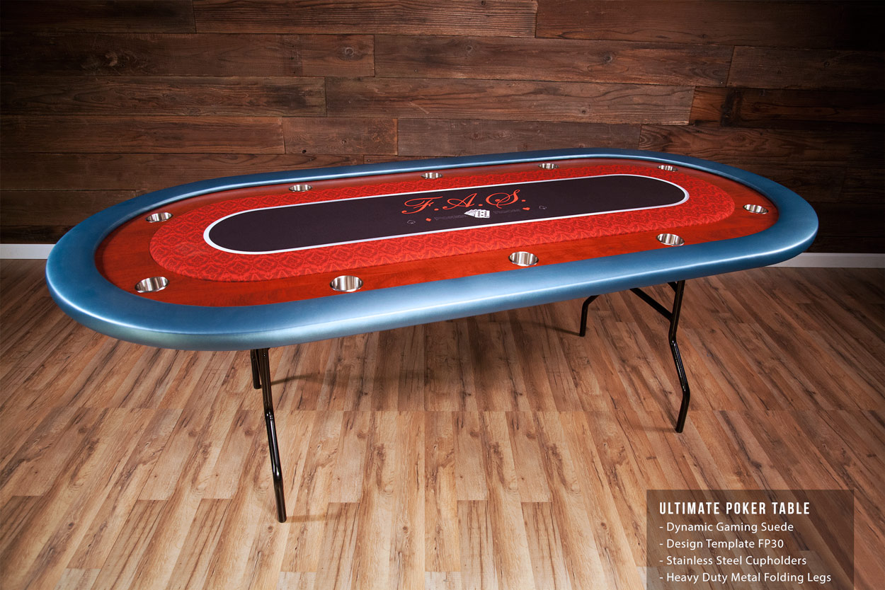 10 Player Poker Table Plus Other Styles, Shapes & Sizes