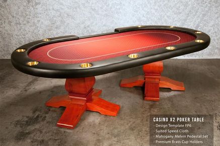 The Rockwell - High end furniture poker table with dining top options