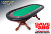 The Rockwell - High end furniture poker table with dining top options